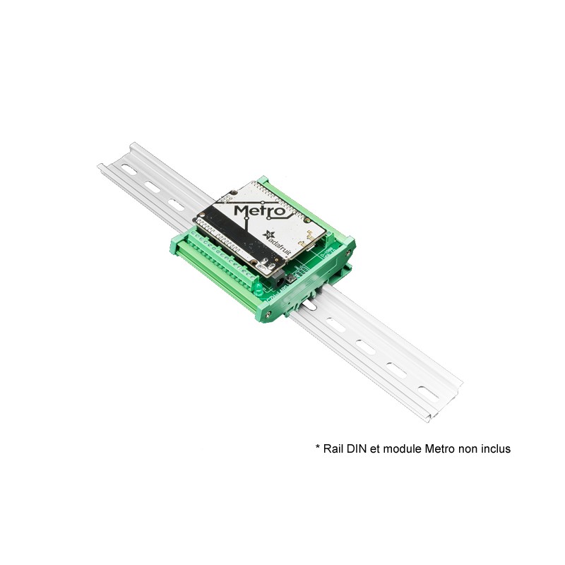 Module borniers à vis sur rail DIN pour Arduino Uno
