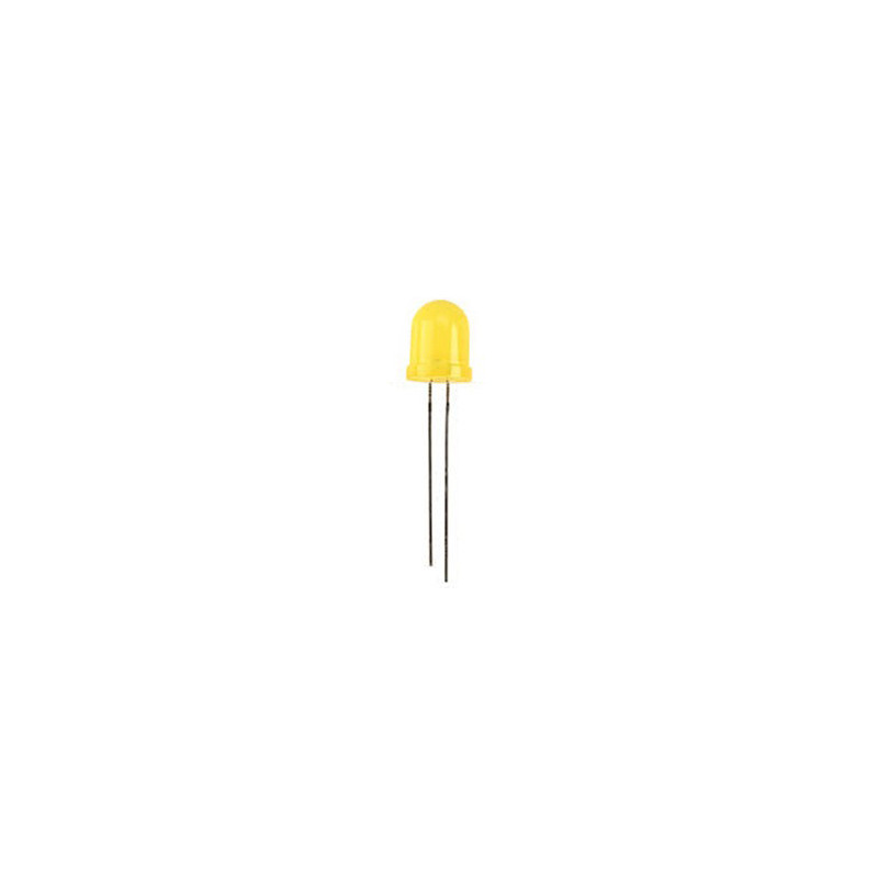 Led jaune 8 mm (sans résistance nécessaire)