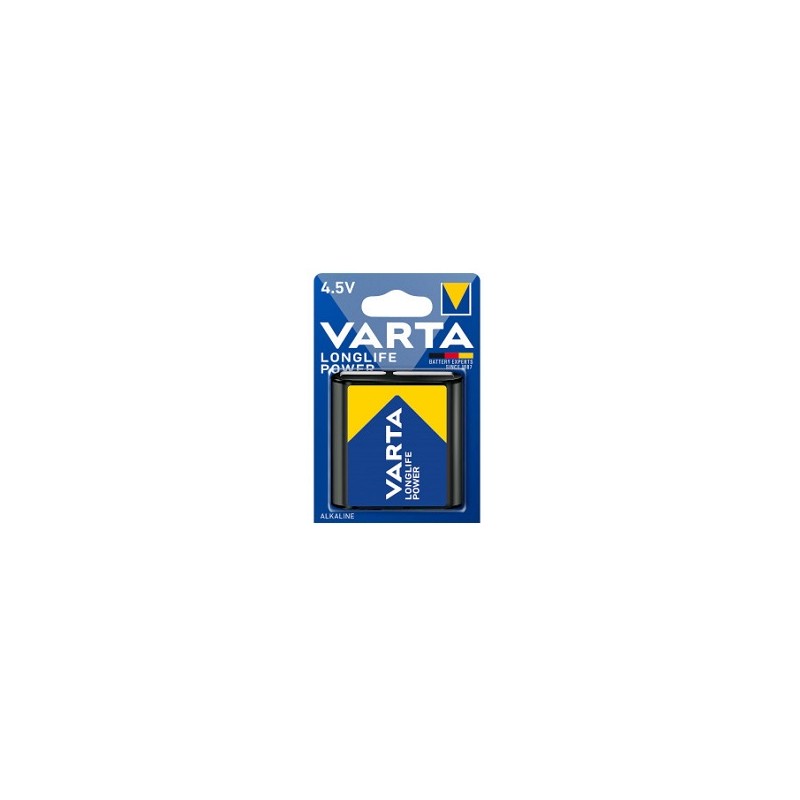 Pile alcaline 4,5V VARTA4912 3LR12 - 6100mAh, 1 unité