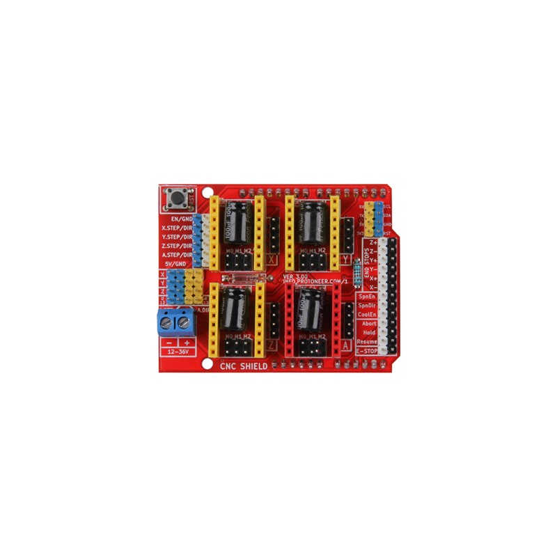 Shield pilotage moteurs CNC pour Arduino ARD-CNC-KIT1