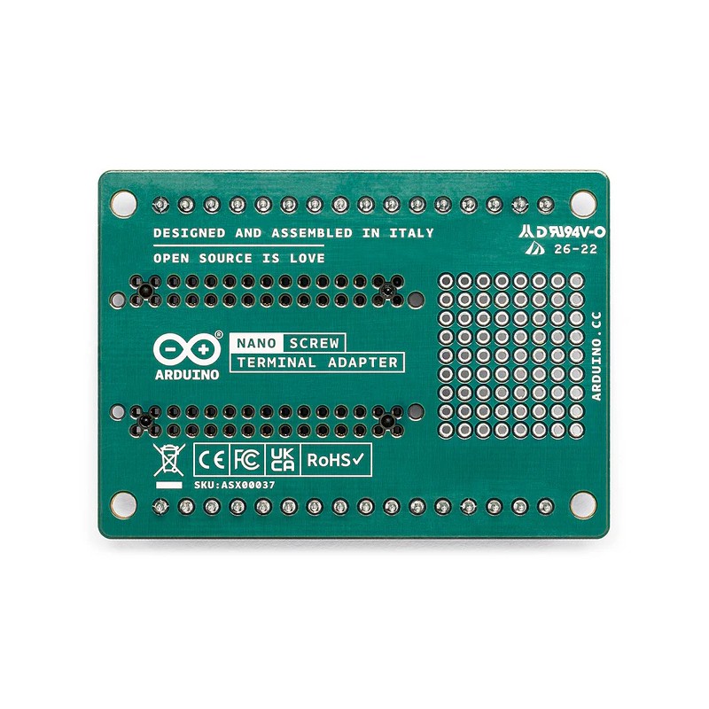 Shield borniers Arduino Nano Screw Terminal Adapter ASX00037