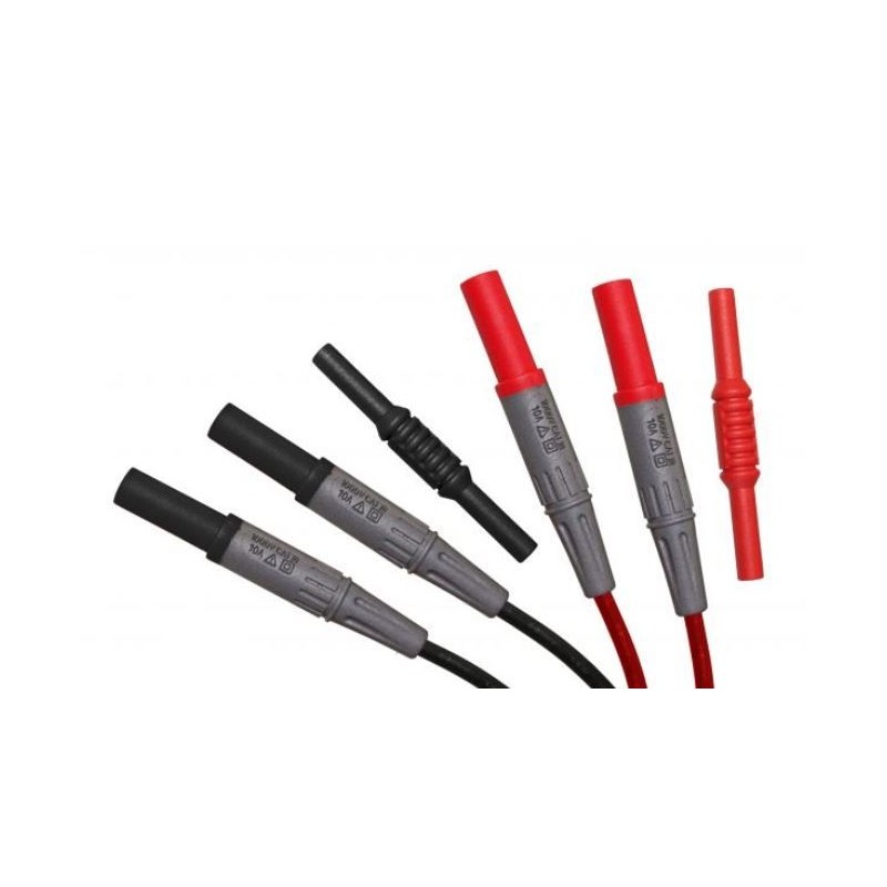 Cordons de mesure avec fiches bananes 2 et 4 mm