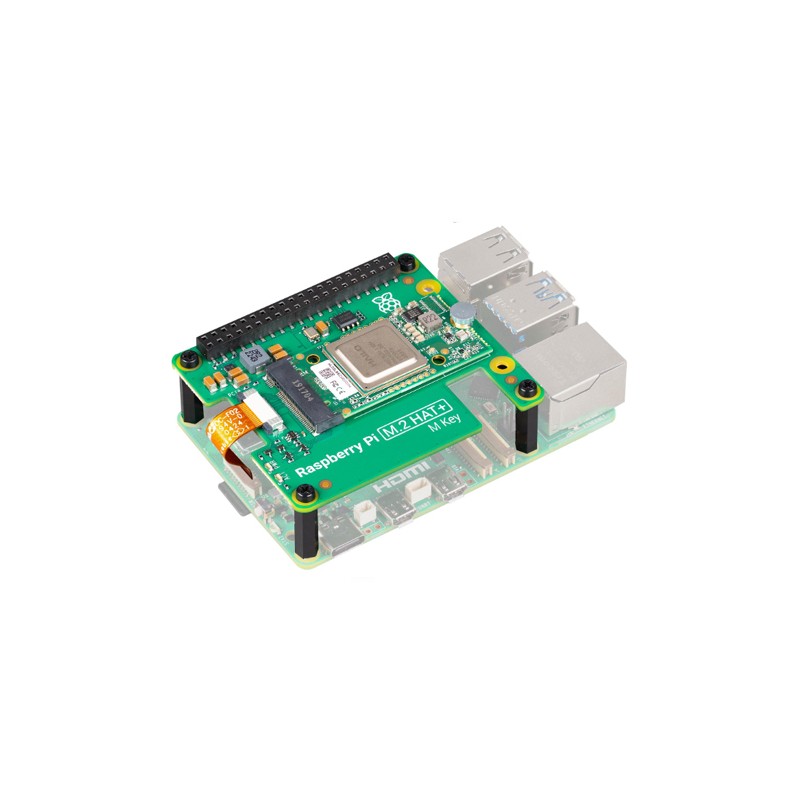 Module AI Hailo pour Raspberry Pi 5 avec HAT+ M.2 - RASPB79