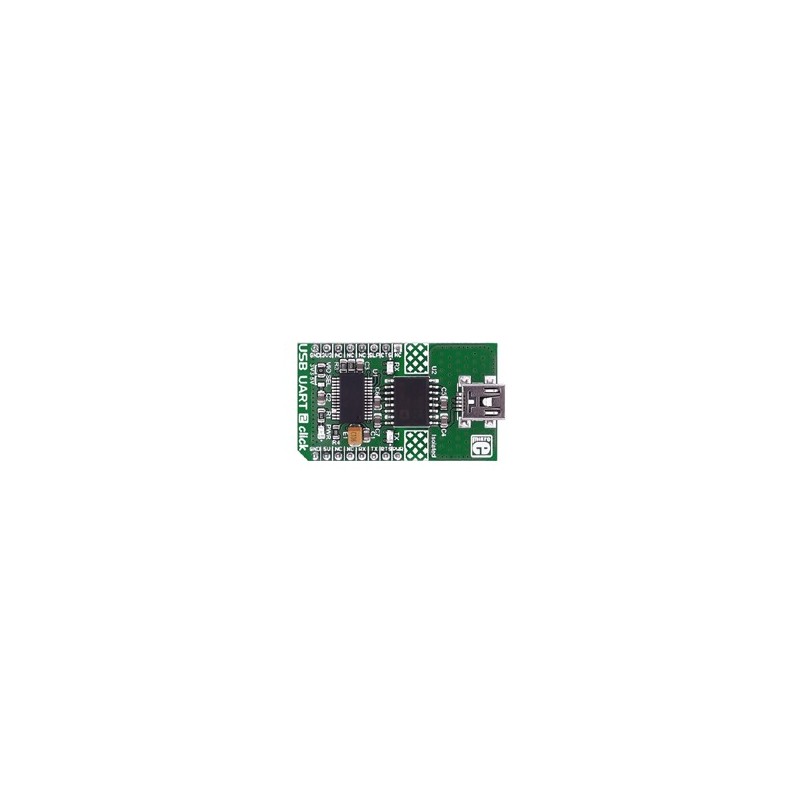 USB UART 2 Click MIKROE-2674 interface USB RS232 isolé FT232RL