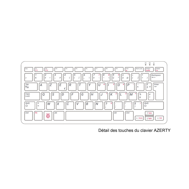 Raspberry Pi 400 AZERTY PI400 PRO + 64GB - Clavier Intégré