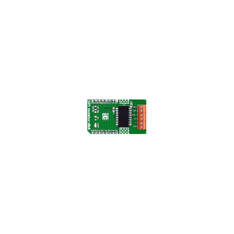 MIKROE-2583 : module SPI Isolator click Board - ADuM4154 (5kV)