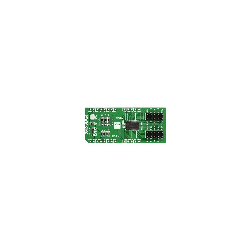 Module Pwm Click Mikroe1898 Pour Microcontrôleurs Et Arduino