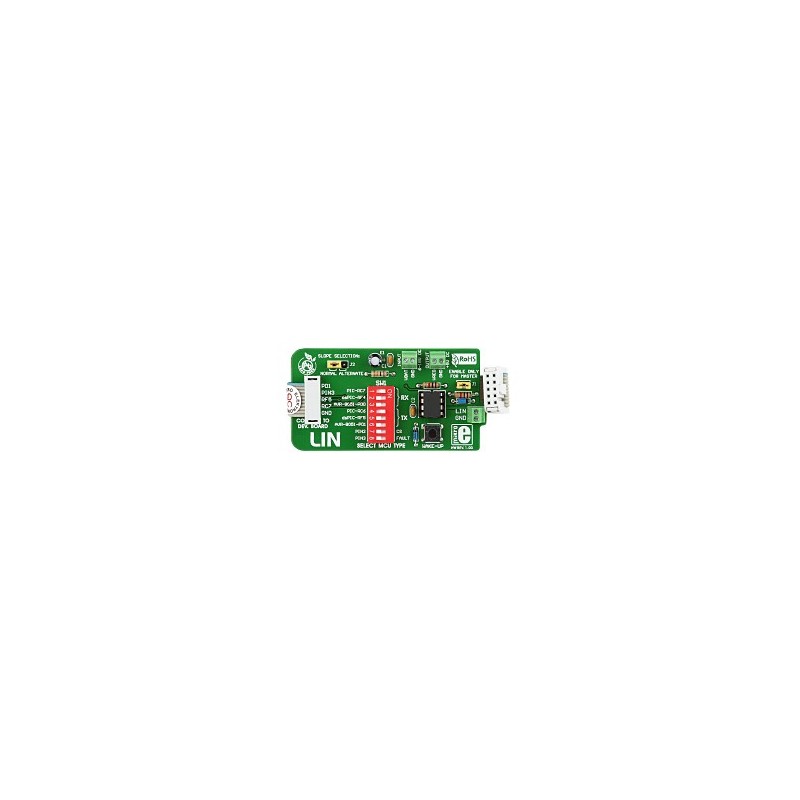 Platine d'interface pour bus LIN (MCP201) - Lextronic