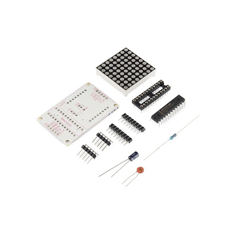 Matrice leds rouge DEV11861 - Kit SPI 8x8 à assembler