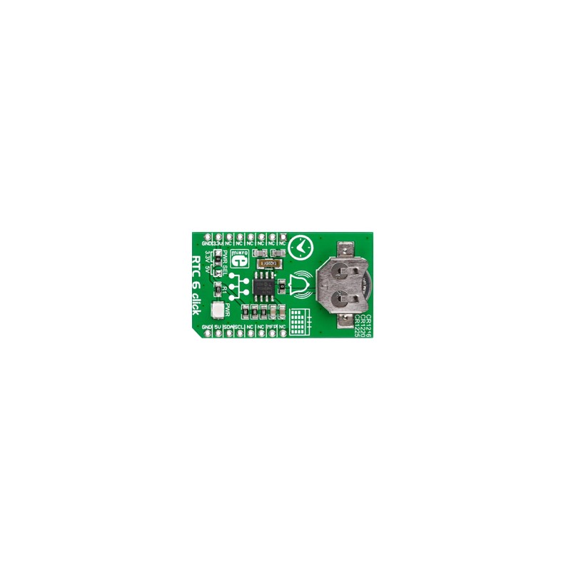 Horloge temps réel MIKROE2063 - Module RTC6 Click Board