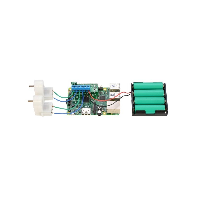 Shield Dual Motor Driver commande moteur cc pour Raspberry Pi