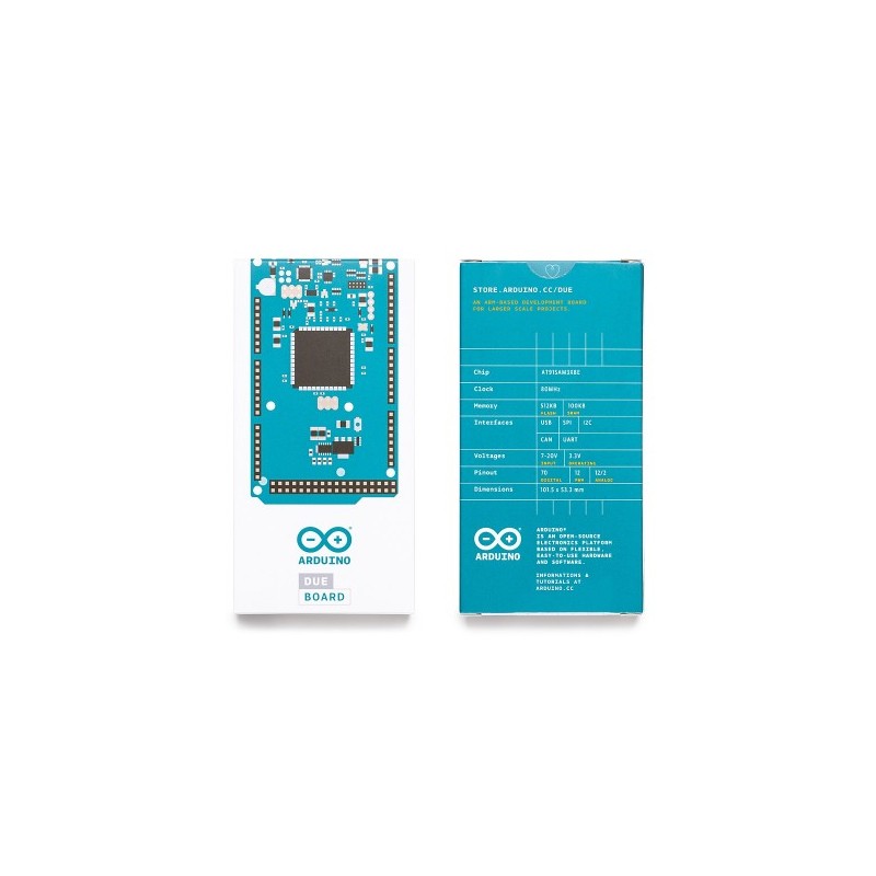 Carte Arduino DUE A000062 cœur ARM 32 bits Cortex M3 AT91SAM3X8E
