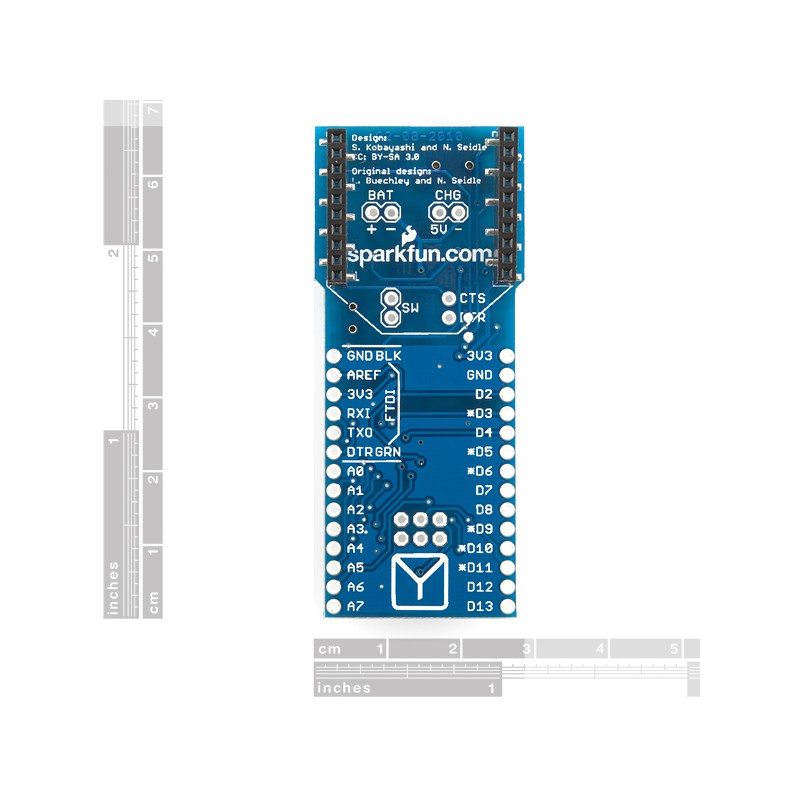 Funnel Fio compatible Arduino ATmega328P avec support pour XBee