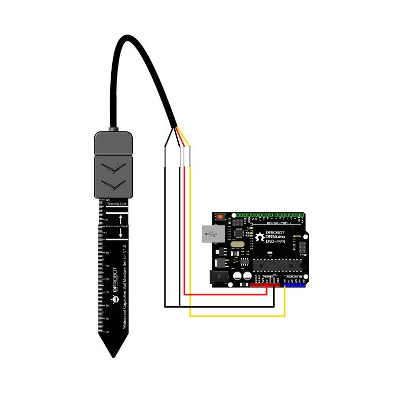 Capteur capacitif d'humidité du sol SEN0308