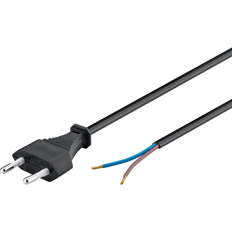 Cordon secteur Euro WEN50085, 1.5m, 2 pôles, 250V, 2.5A