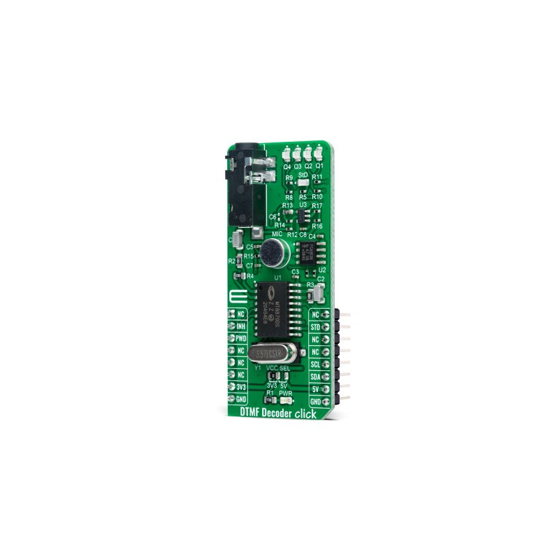 Décodeur DTMF Click MIKROE4579 pour microcontrôleurs