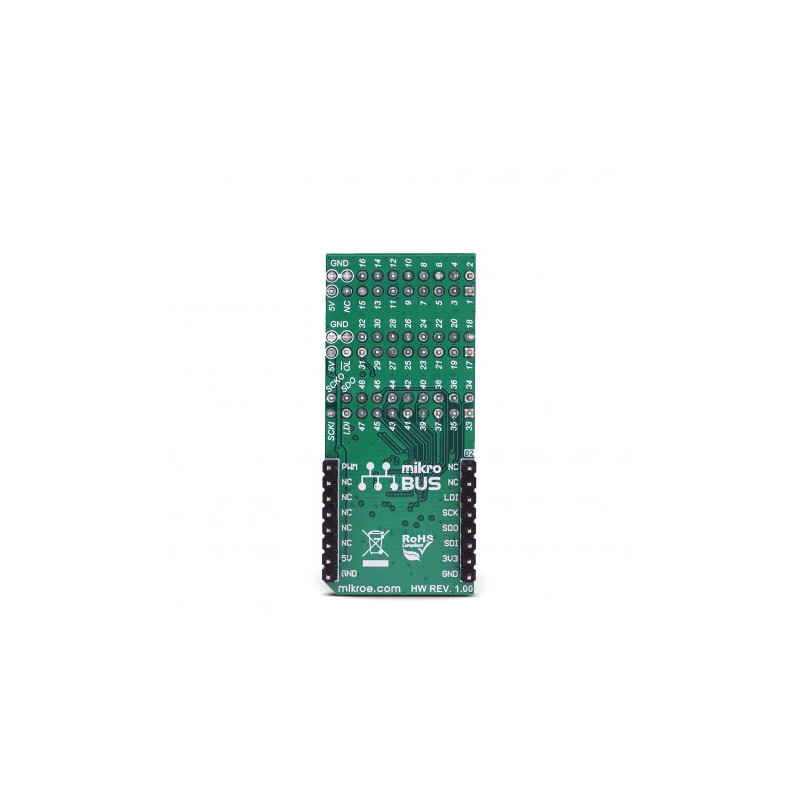 PWM 2 click MIKROE3148 - Module 48 sorties PWM SPI