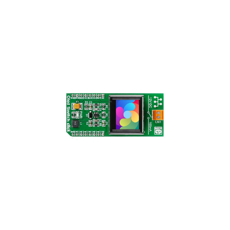 Bouton écran OLED MIKROE2449 - Module Click Board innovant