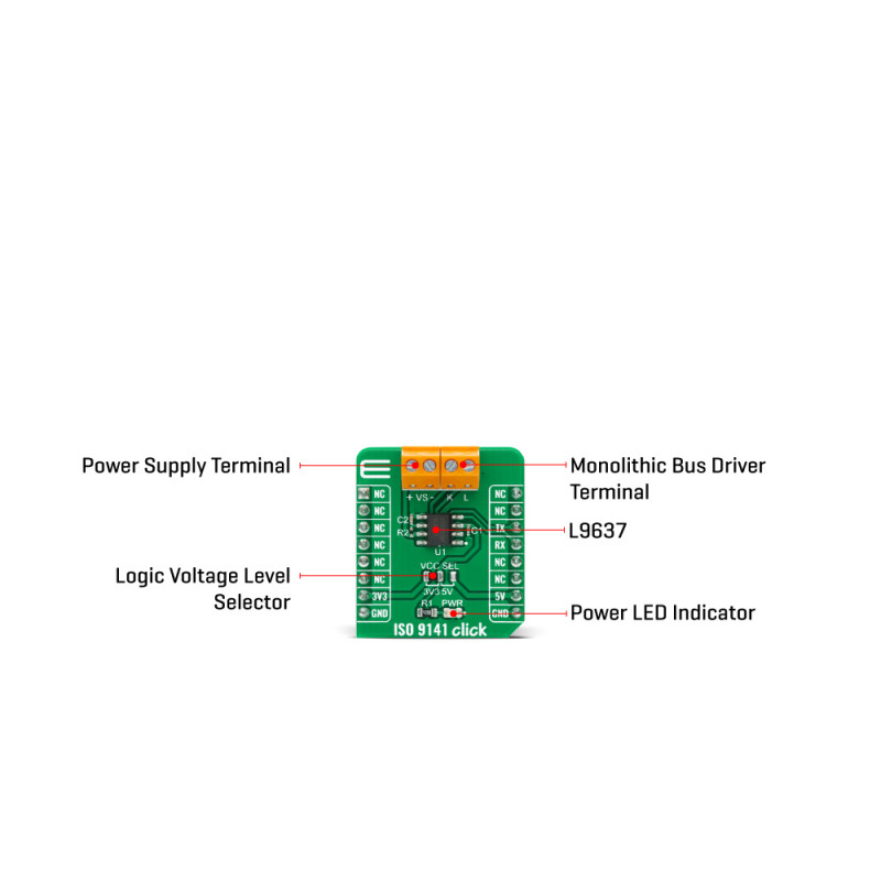 Module interface ISO 9141 MIKROE4331 Click Board UART