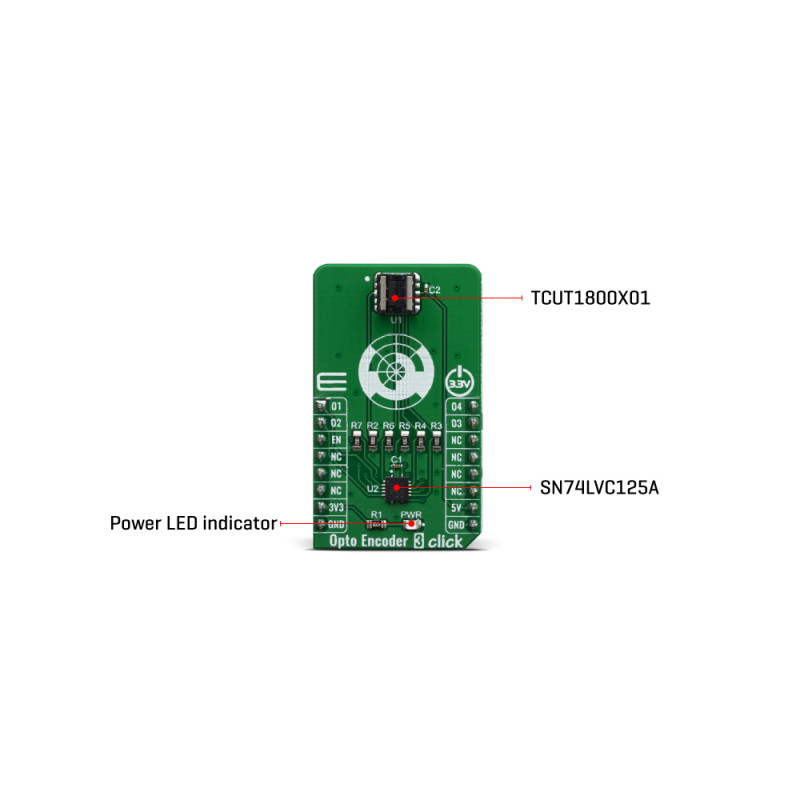 Capteur optique linéaire MIKROE3710 - Encodeur optique