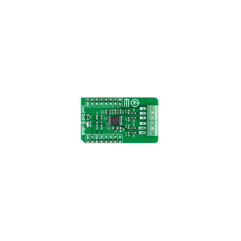 Module Load Cell MIKROE4658 - Click Board pour microcontrôleur