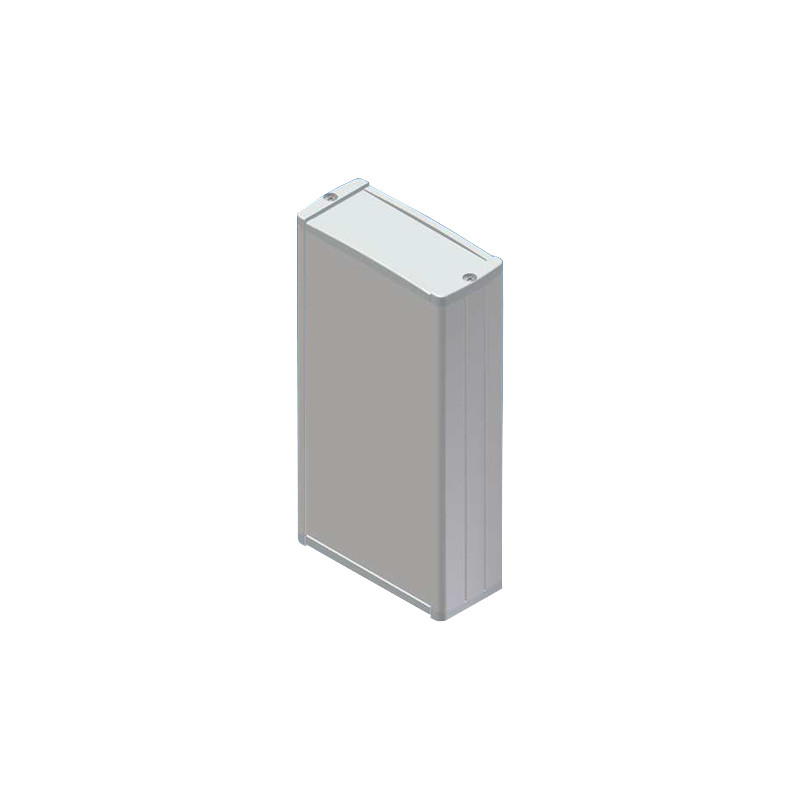 Boîtier aluminium extrudé TK2330 blanc 160x85,8x36,9 mm