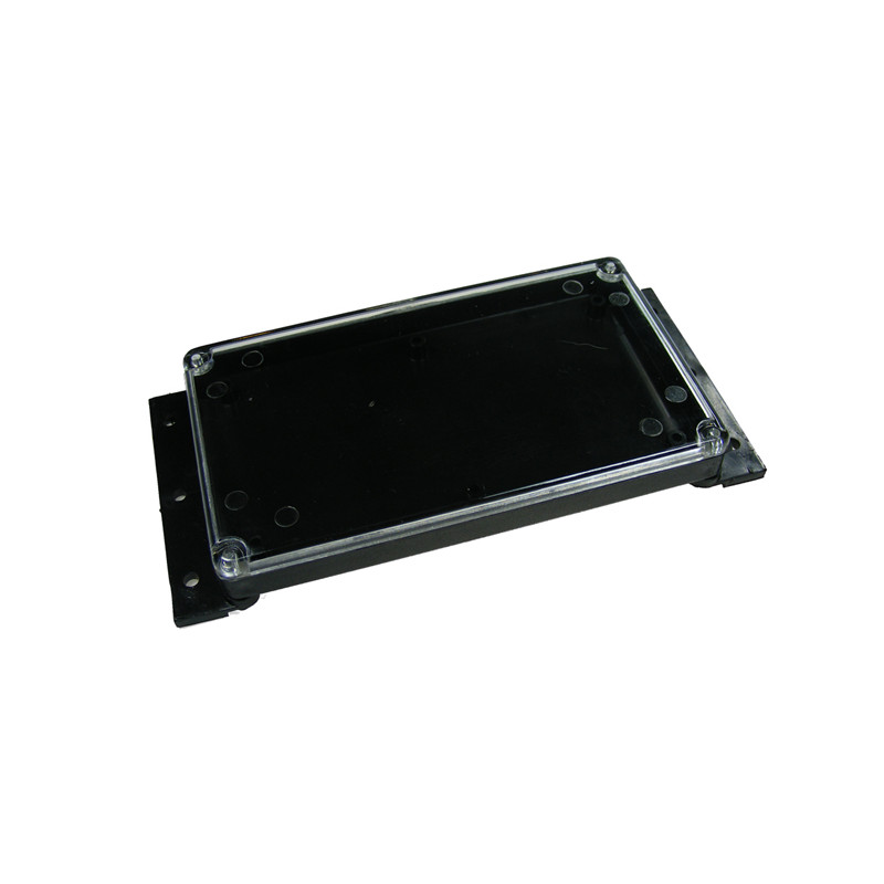Boitier plastique noir G088 avec capot transparent