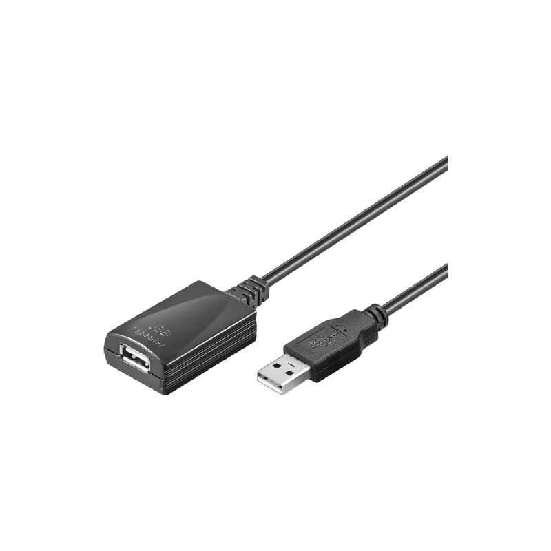 Rallonge USB active WEN95439 5m, USB 2.0, Plug & Play