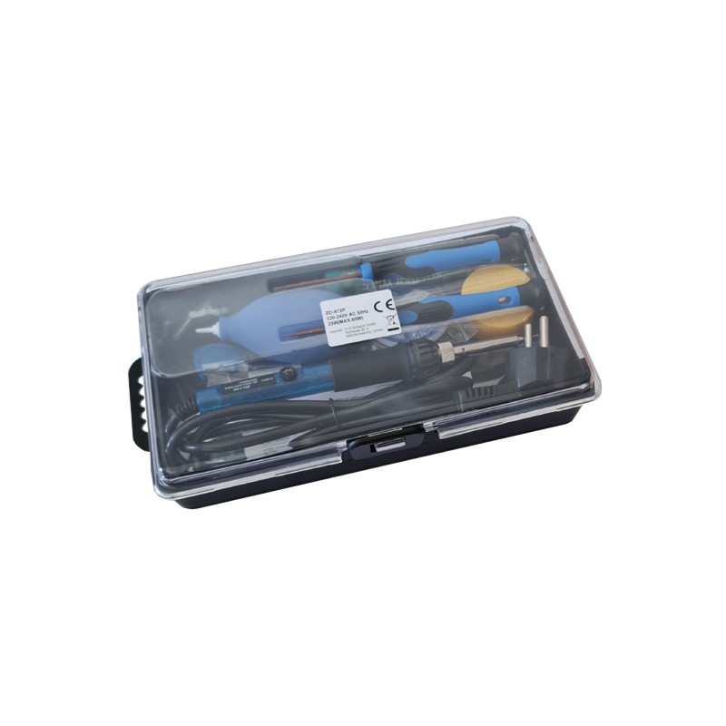 Kit de soudage électronique ZD972P avec 12 accessoires
