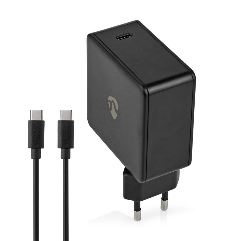 Chargeur mural USB C WCPD65W100BK 65W rapide et compact