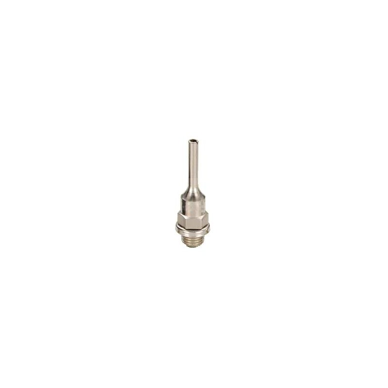 Buse métallique longue 3 mm pour pistolet à colle