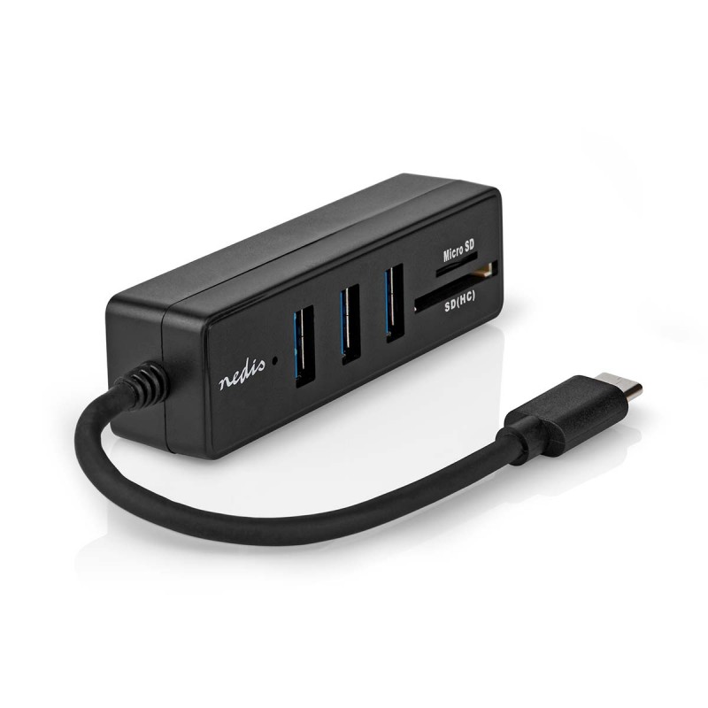 Hub USB 5 Ports 5 Gbps - Nedis CCGB64250BK01