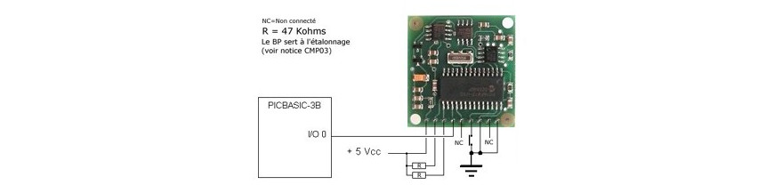 Modules PICBASIC et capteurs divers